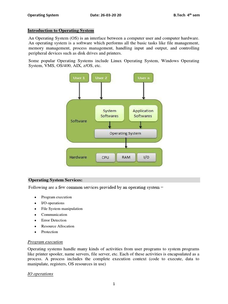 Cse 4th Os Pdf Thread Computing Scheduling Computing