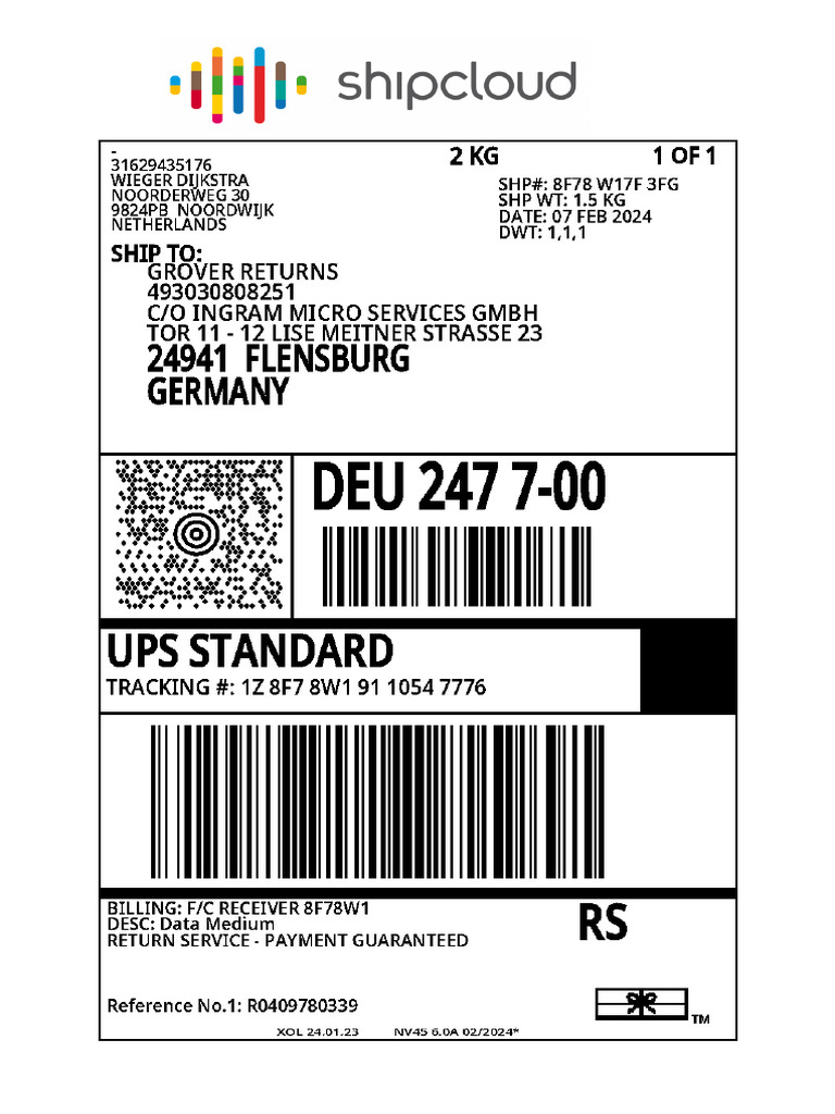 Shipping Label Bdb77a49c8 | PDF