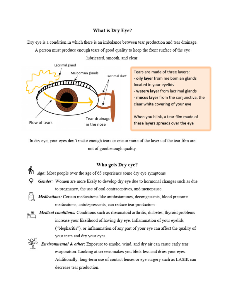 Dry Eye | PDF | Clinical Medicine | Medical Specialties