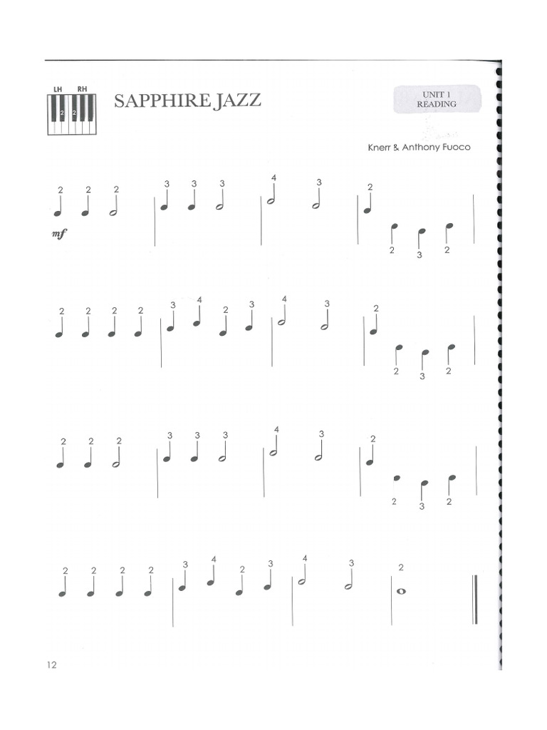 Saphire Jazz (Piano Safari) | PDF