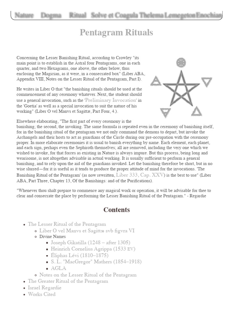Pentagram Rituals | PDF | Names Of God In Judaism | Tetragrammaton