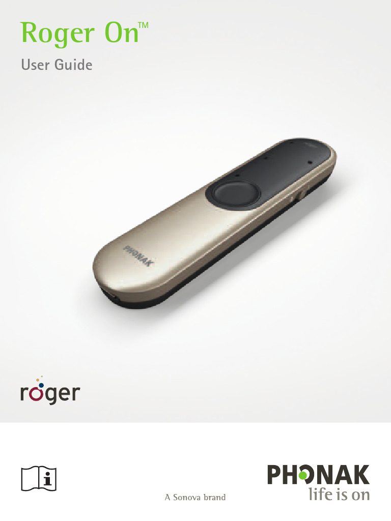 Roger On User Guide & Instructions | PDF | Usb | Battery Charger