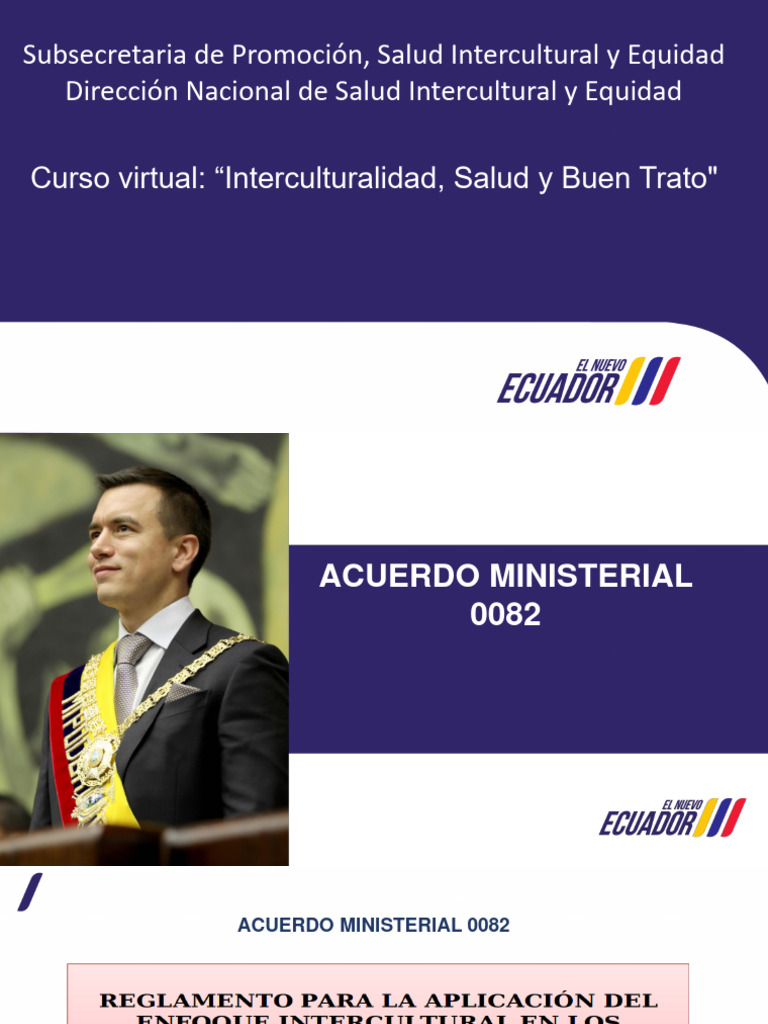 Acuerdo Ministerial 0082 | PDF | Salud y bienestar