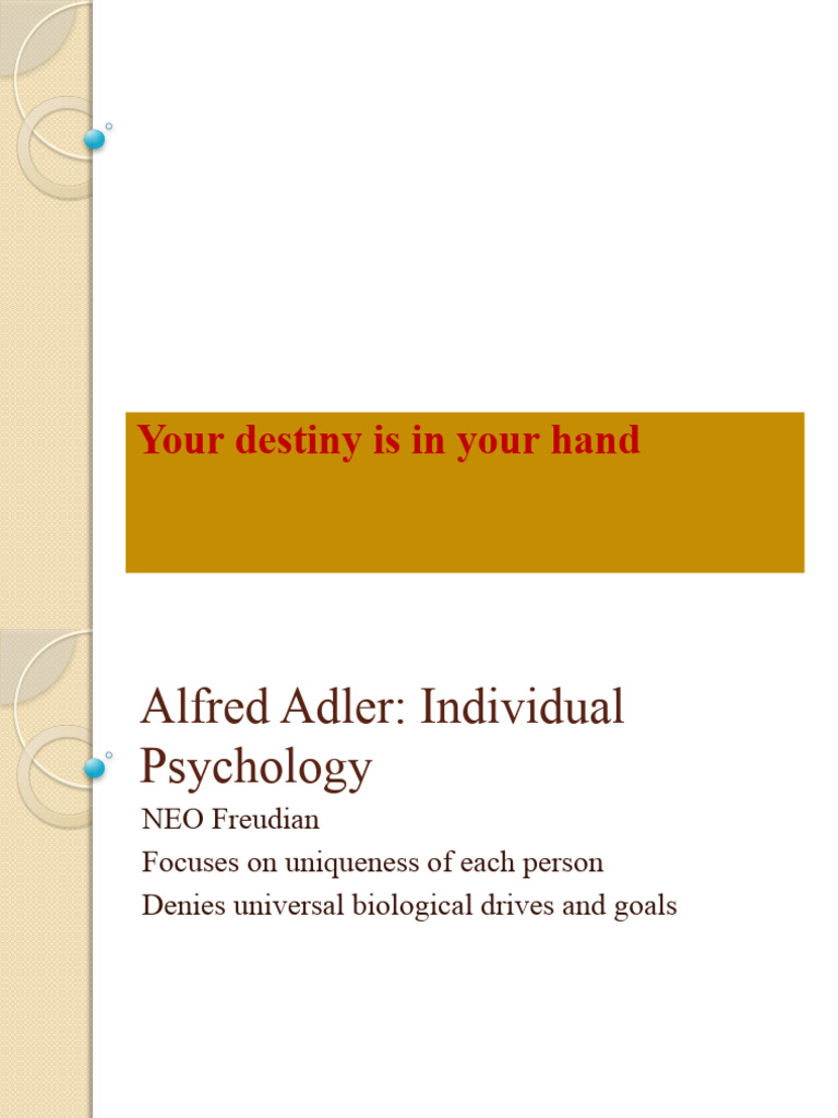 Alfred ADLER (Theories of Personality) | PDF | Sigmund Freud | Neurosis