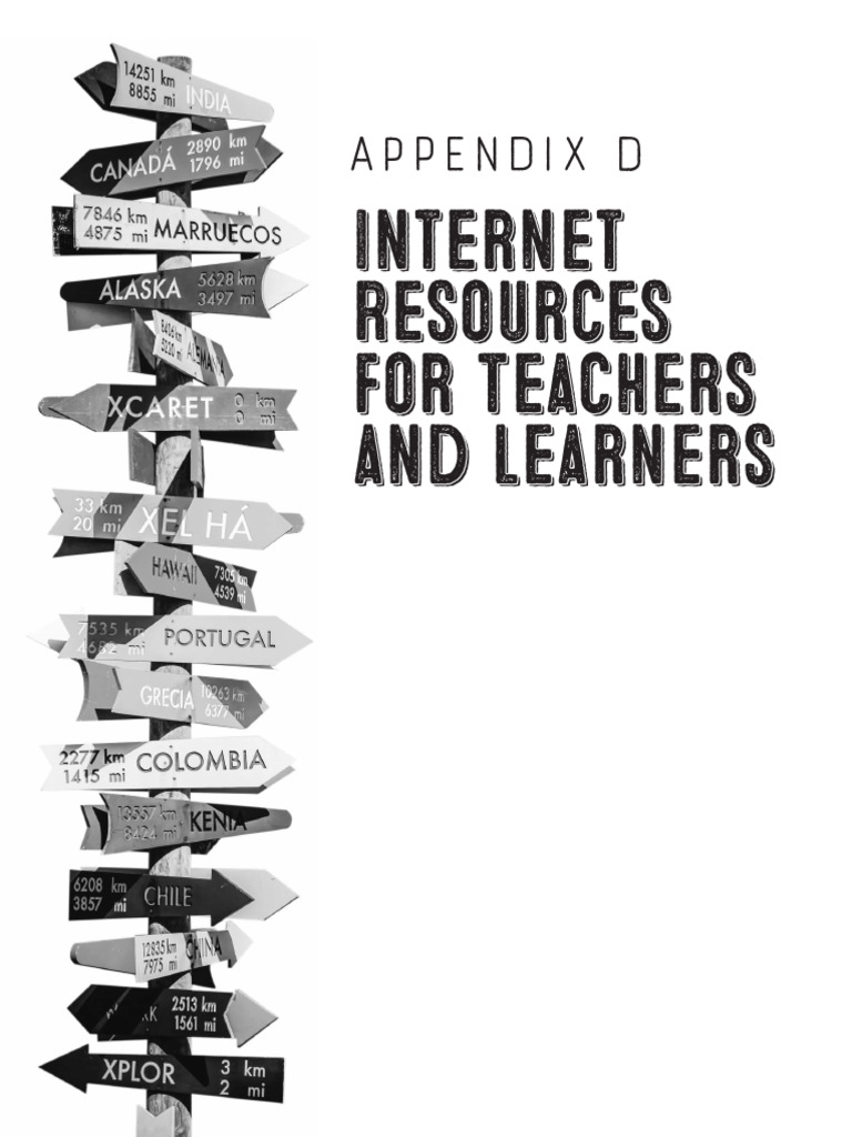 TEACHER S RESOURCES (Links) | PDF | English As A Second Or Foreign Language | English Language