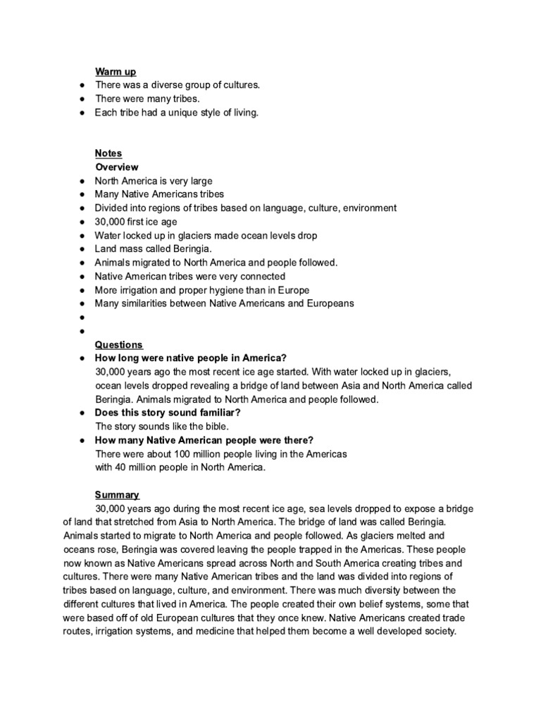 Native Americans | PDF