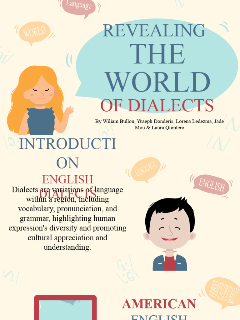 Revealing The World of Dialects | PDF
