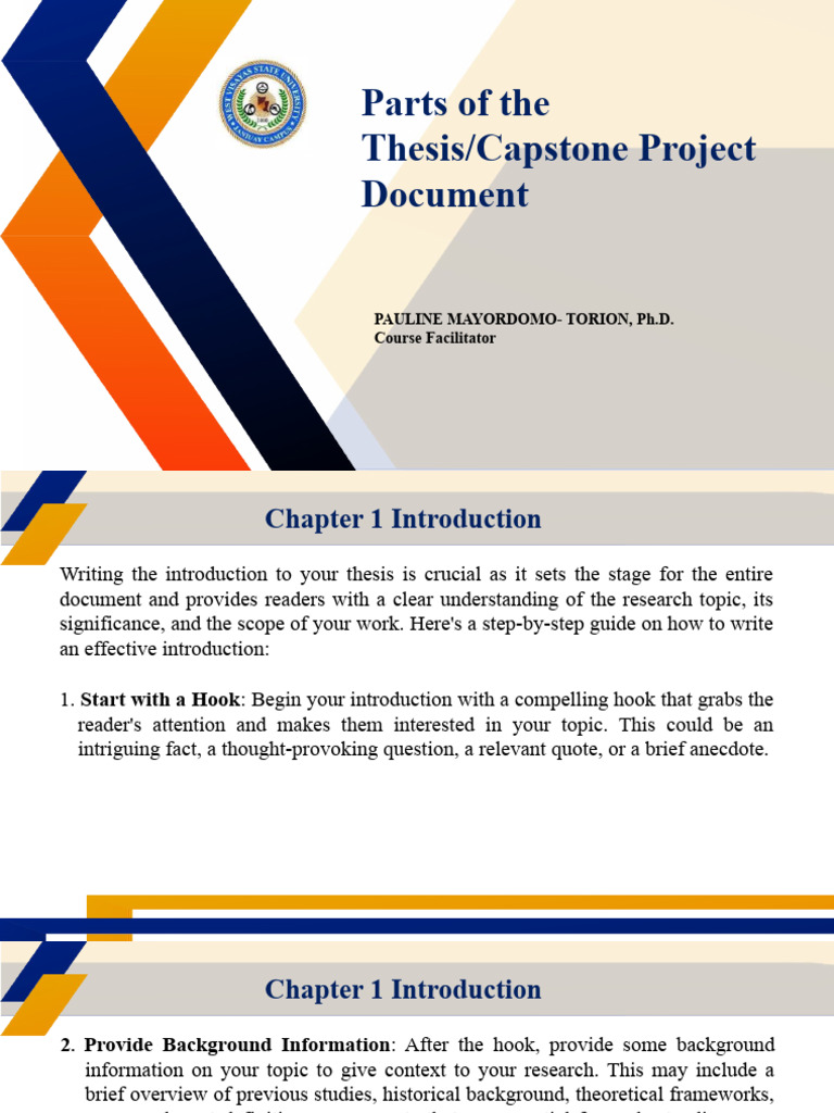 Thesis Chapter 1 | PDF | Methodology | Goal