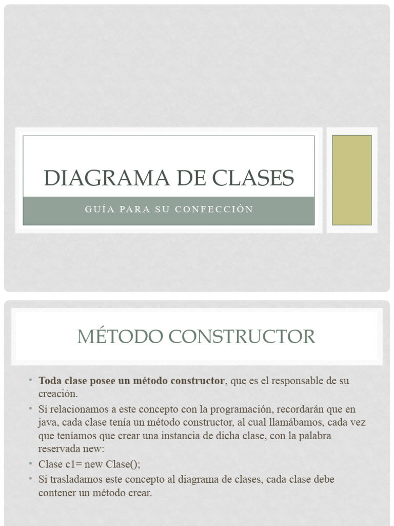 Guia Diagrama de Clases | PDF | Programación orientada a objetos | Herencia (Programación ...