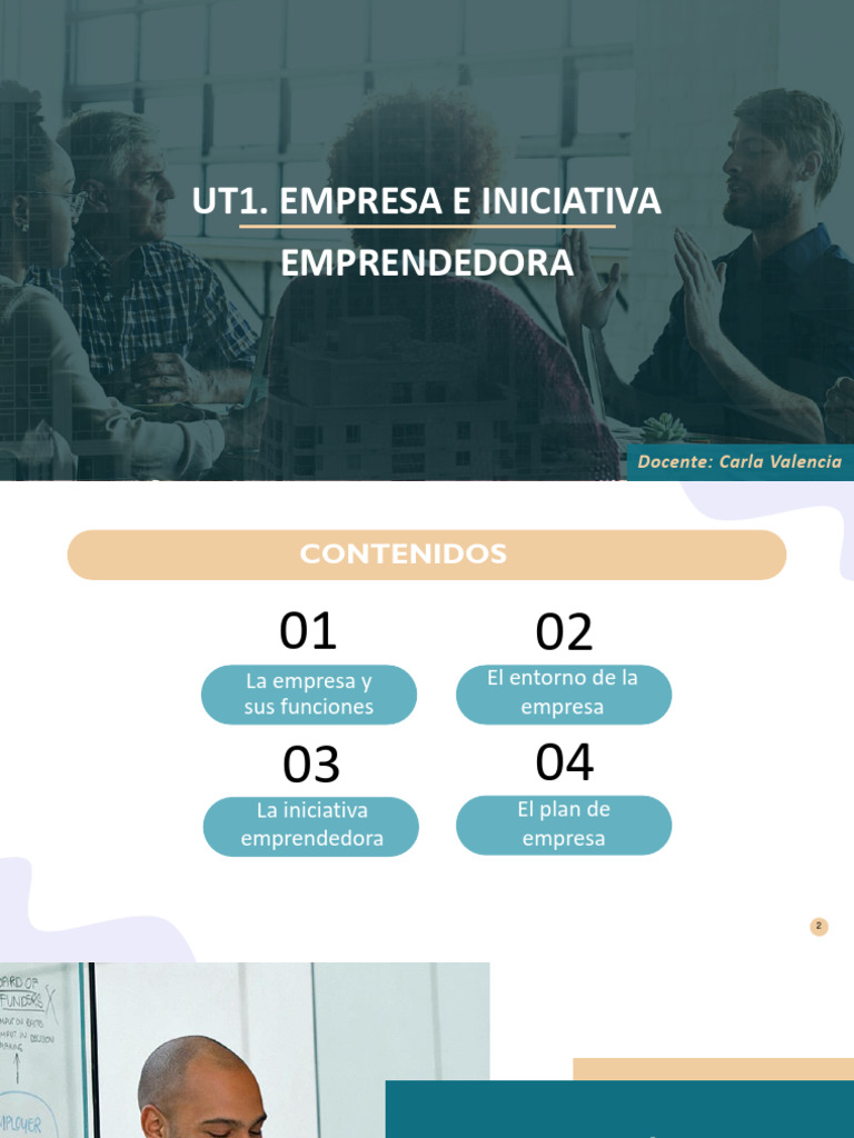UT1. Empresa e Iniciativa Emprendedora | PDF | Business | Iniciativa empresarial