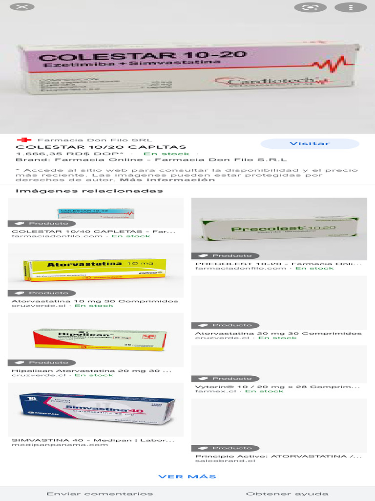 Colestar 10 20 - Búsqueda de Google | PDF | Salud y bienestar