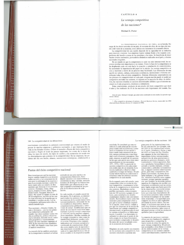 Ser Competitivo - Michael E. Porter Cap. 6 | PDF