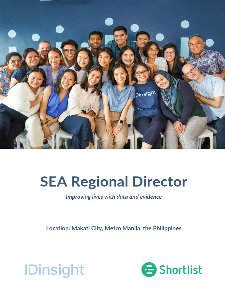Lead IDinsight SEA for Social Impact | PDF | Mentorship | Leadership