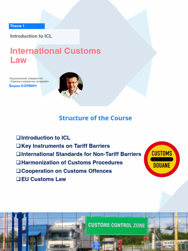 1-Introduction To International Customs Law | PDF | Most Favoured ...