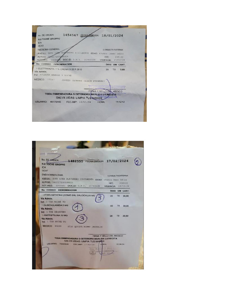 Sustento de Enfermedad | PDF