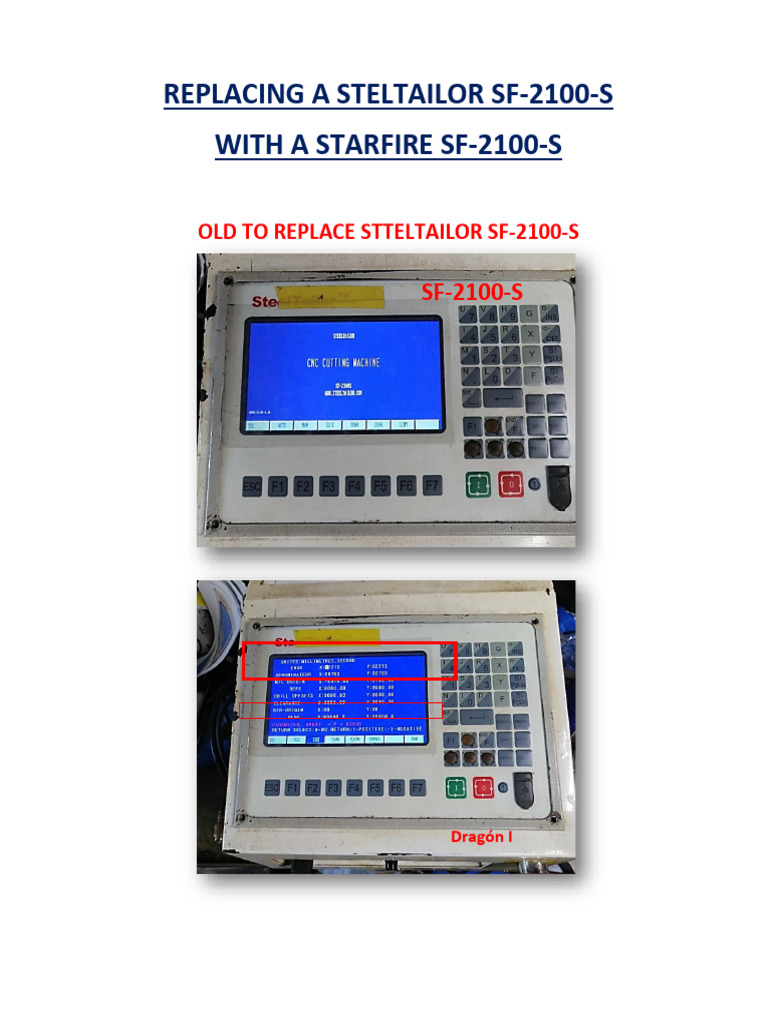 SF-2100-S Replacement Guide | PDF