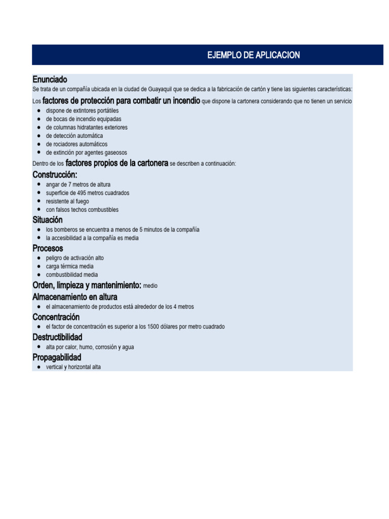 Aplicación Metodología Meseri para Riesgo de Incendio | PDF | Incendios