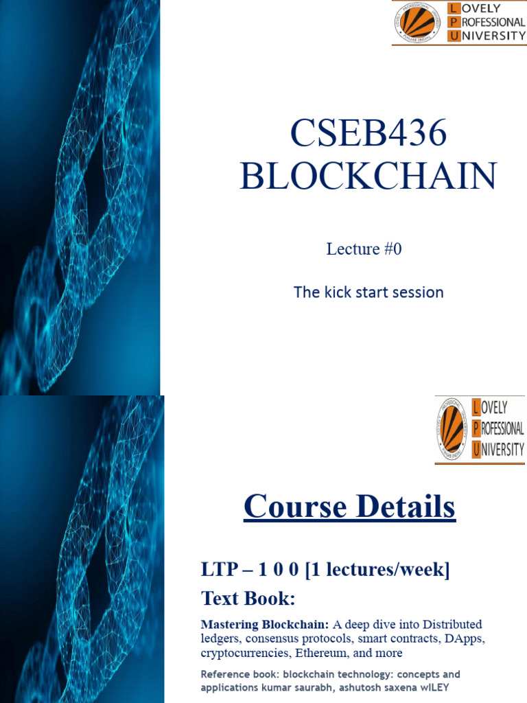 Lecture0 Blockchain | PDF | Bitcoin | Cryptography