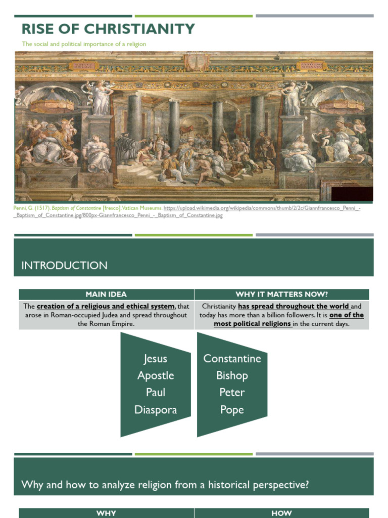 Rise of Christianity in Roman Empire | PDF | Christian Church | Council ...