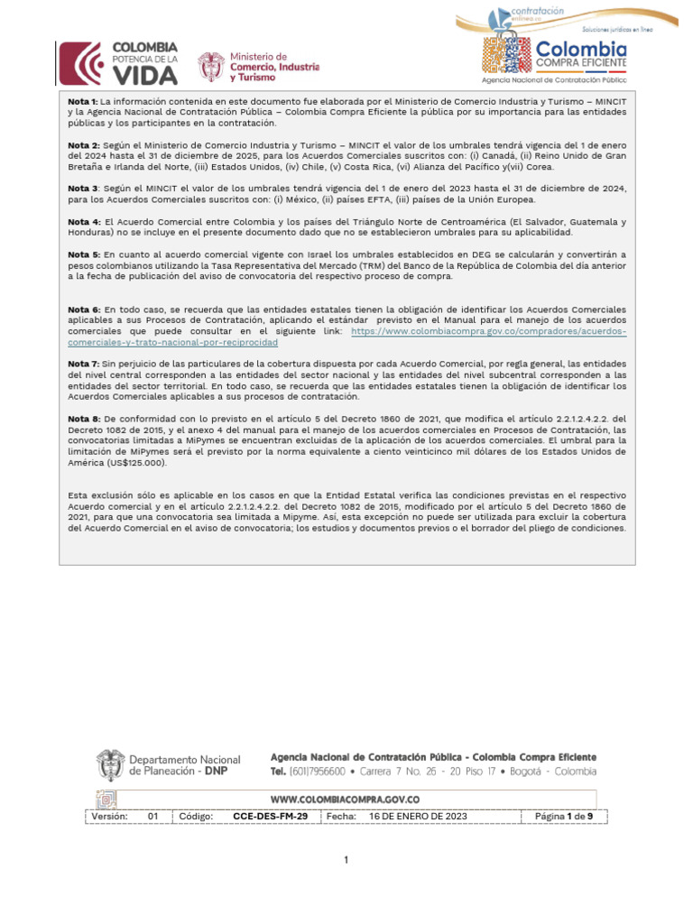 Umbrales 2024 | PDF | Economias