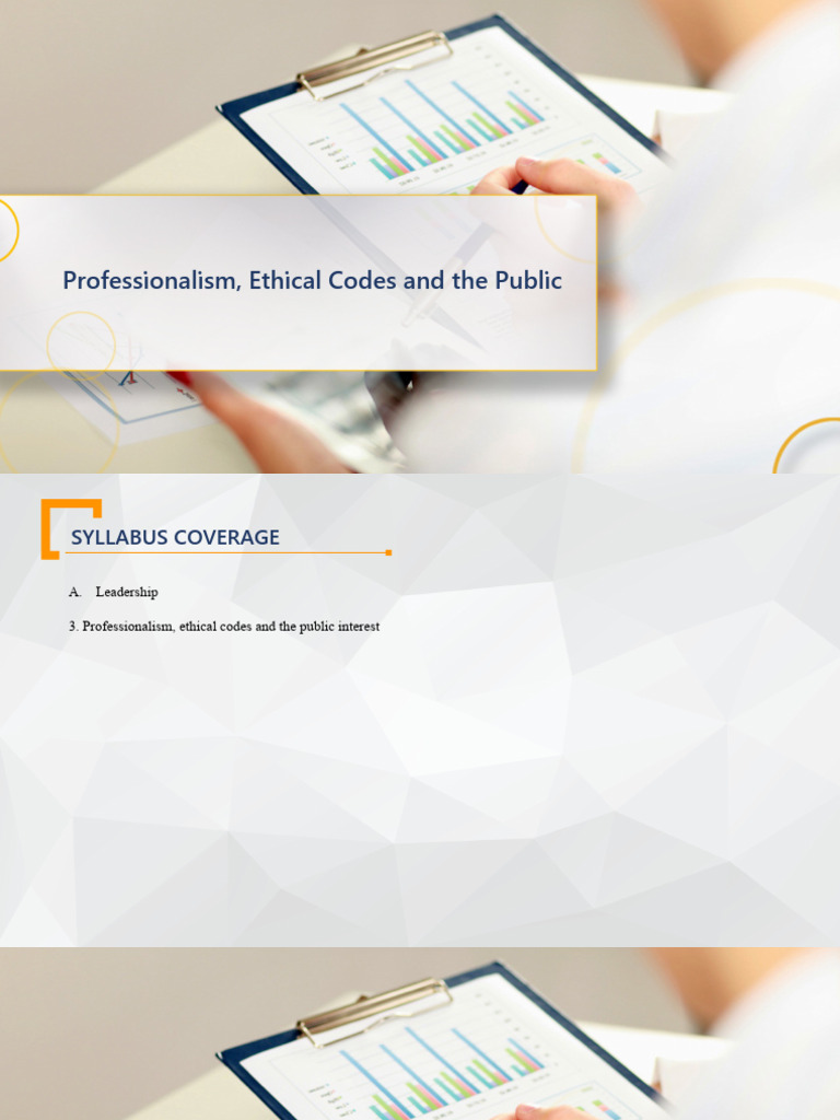 A3-Professionalism, Ethical Codes and the Public | PDF | Corporate Social Responsibility ...