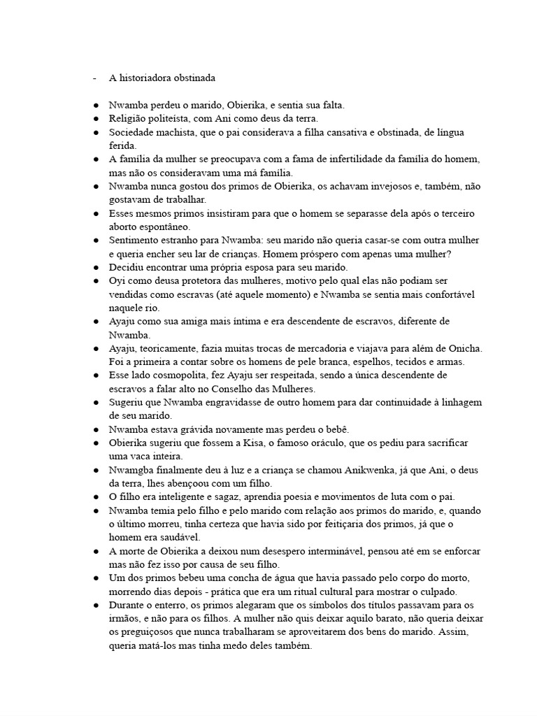 A Luta de Nwamba por Justiça e Identidade | PDF | Família | Escravidão