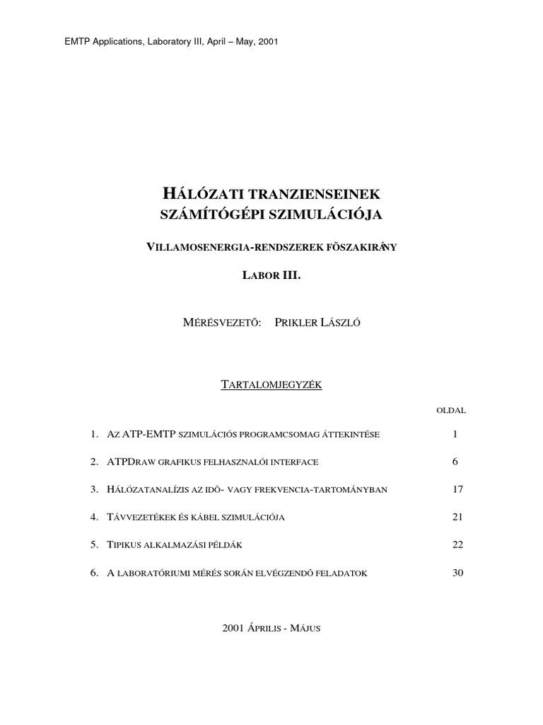 Capability of Transien Program Atp Emtp | PDF | Window (Computing ...