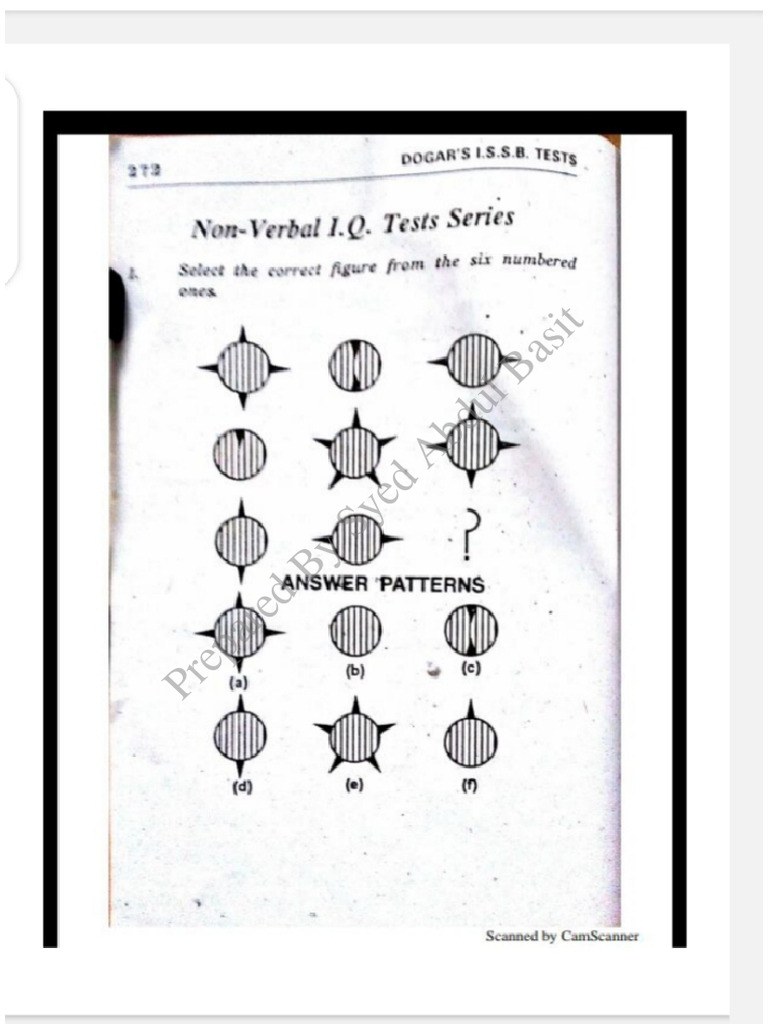 7th Non Verbal PDF by Syed Abdul Basit | PDF