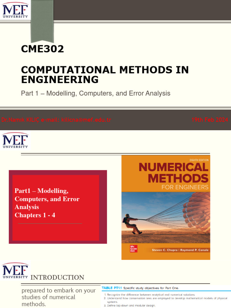 Lecture1 - Modelling-Computers-Error Analysis - 19feb2024 - NK - v1 | PDF | Accuracy And ...
