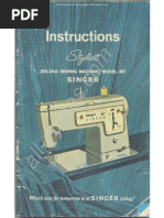 Huskystar 219 224 Manual en | PDF | Sewing Machine | Seam (Sewing)