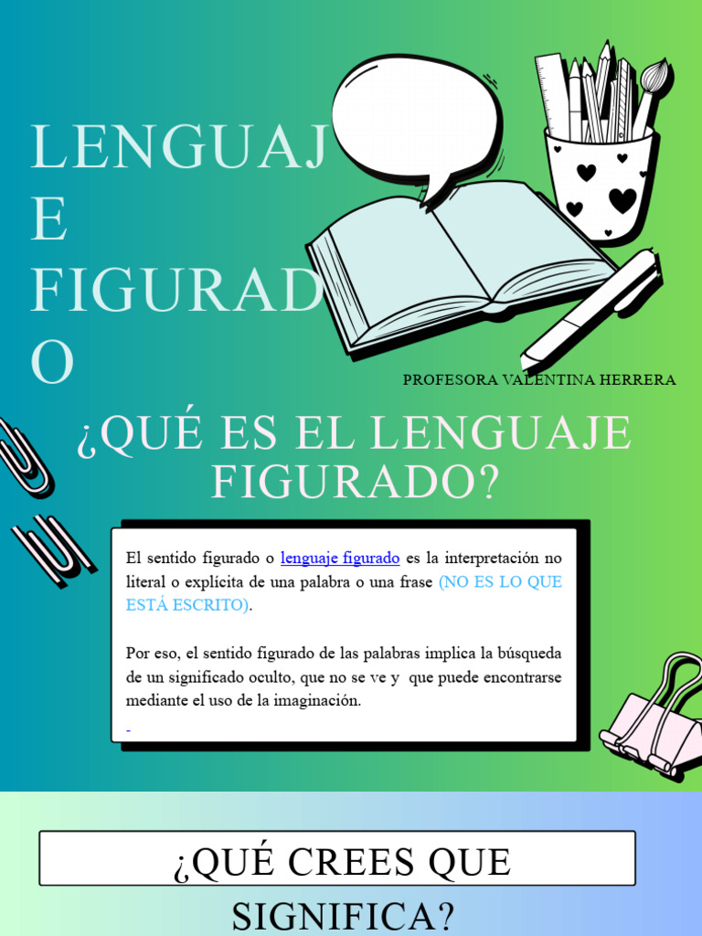 Lenguaje Figurado | PDF | Ficción general