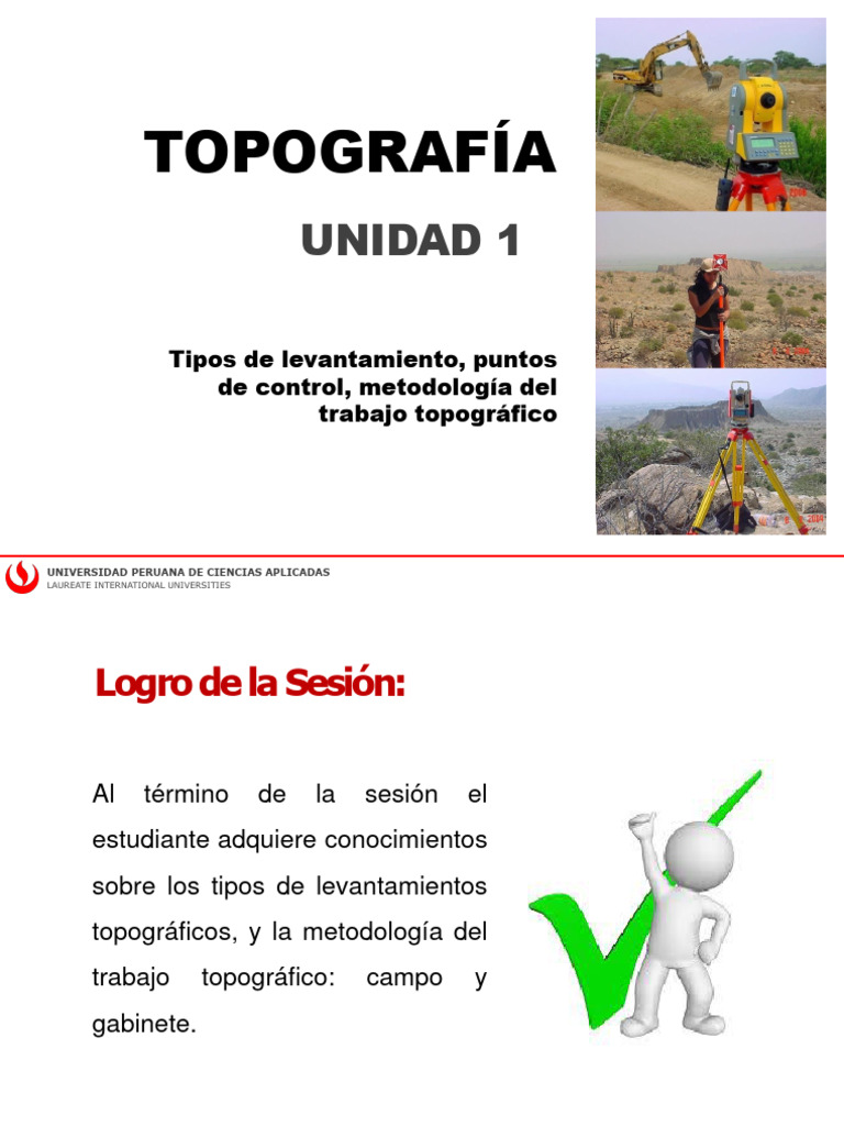Sesión 2 - Tipos de Levantamiento - Puntos de Control - Metodología Del ...
