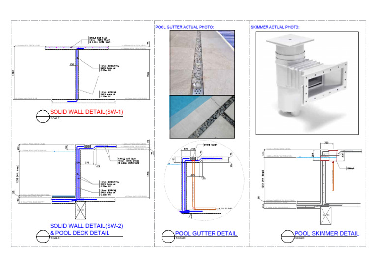 Gutter Skimmer SW Detail | PDF | Civil Engineering | Building Engineering