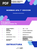 Normas APA 7: Notas y Tablas | PDF