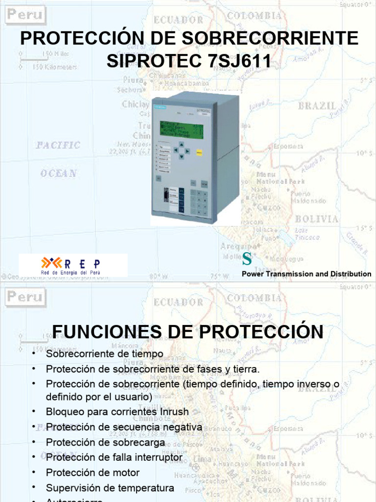 Presentación general 7SJ61 | PDF
