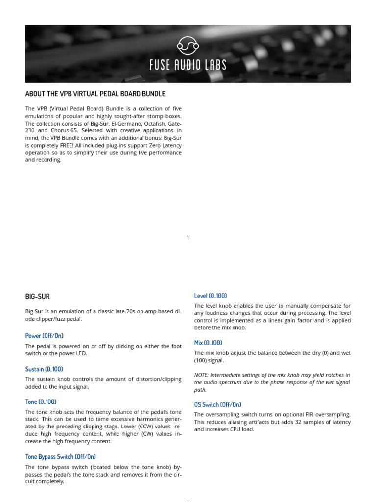 VPB Bundle | PDF | Equalization (Audio) | 64 Bit Computing