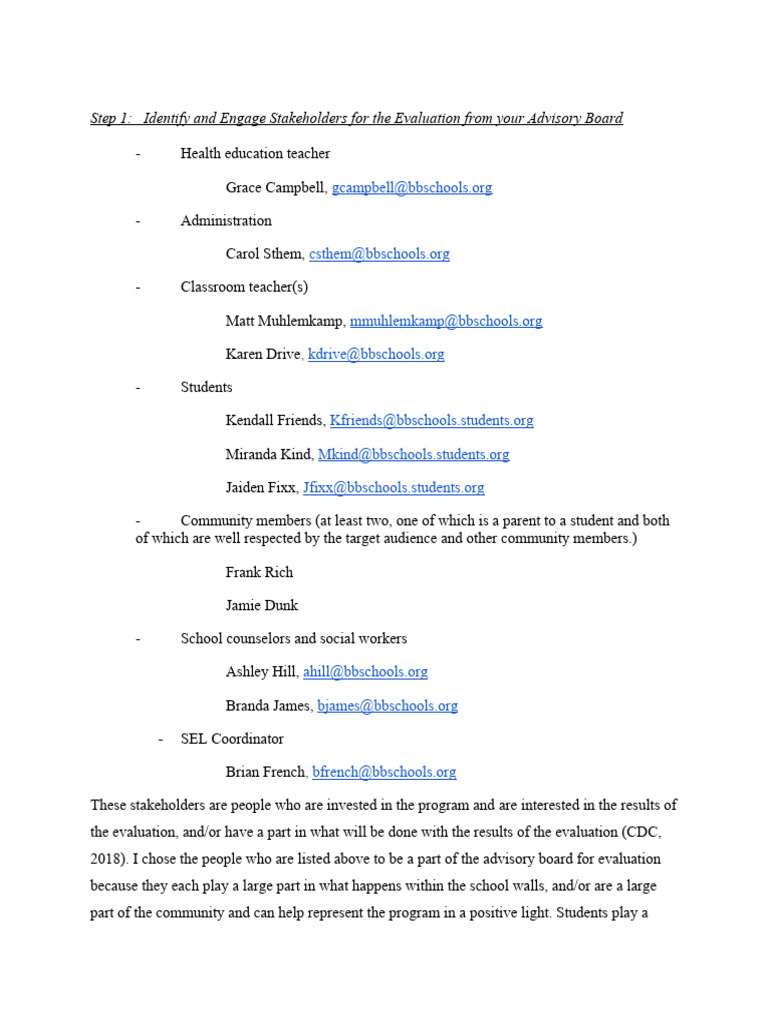 Standard Five - Program Evaluation | PDF | Evaluation | Program Evaluation