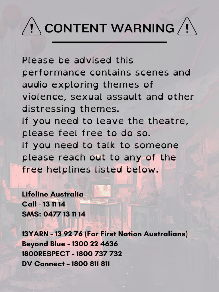 Warning Flyer For Theatre | PDF