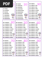 Números del 1 al 50 para imprimir | PDF