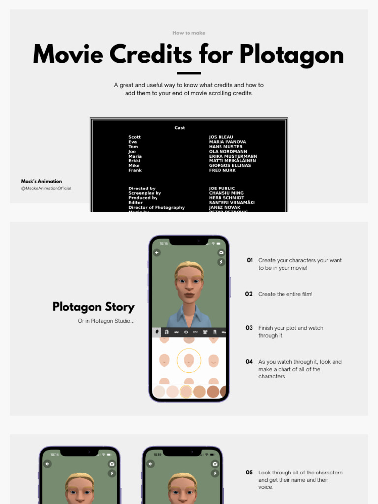 Macks Animation Credits Tutorial | PDF | Video