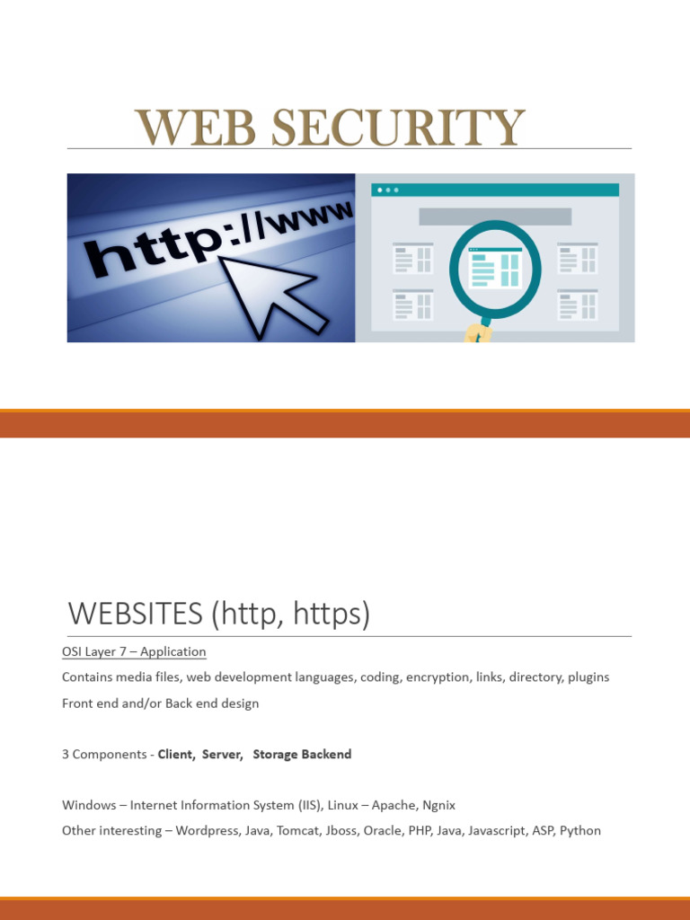 Lecture 18 Web Security | PDF | World Wide Web | Internet & Web