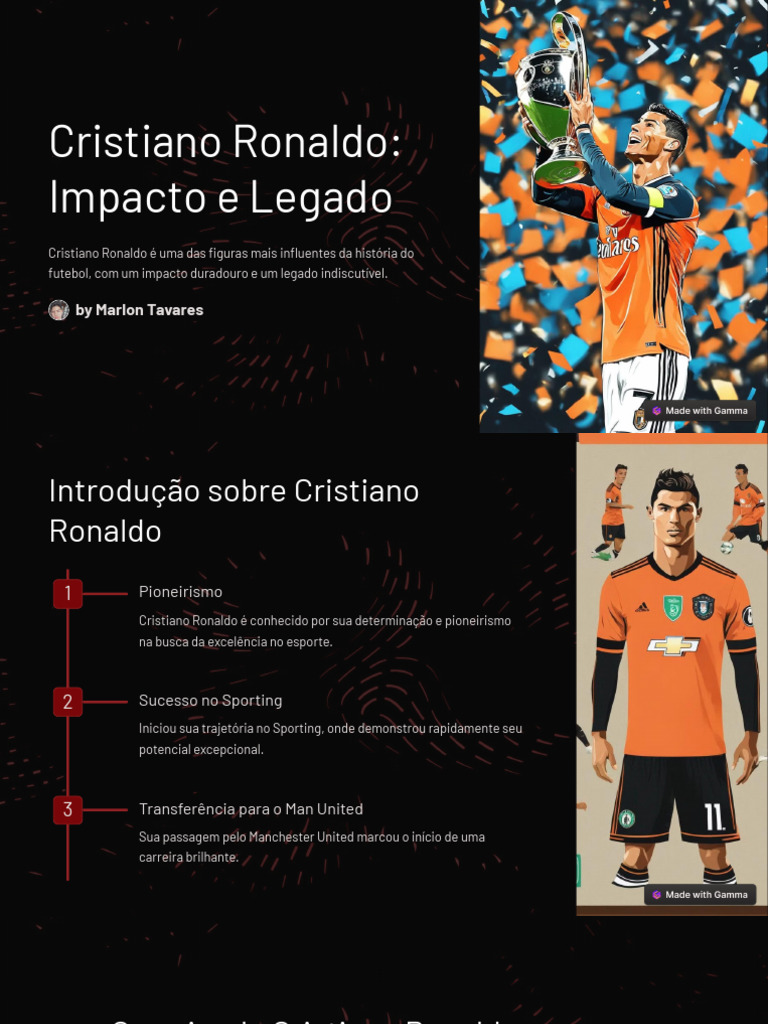 Cristiano Ronaldo Impacto e Legado | PDF | Ciências Sociais | Estilo de ...