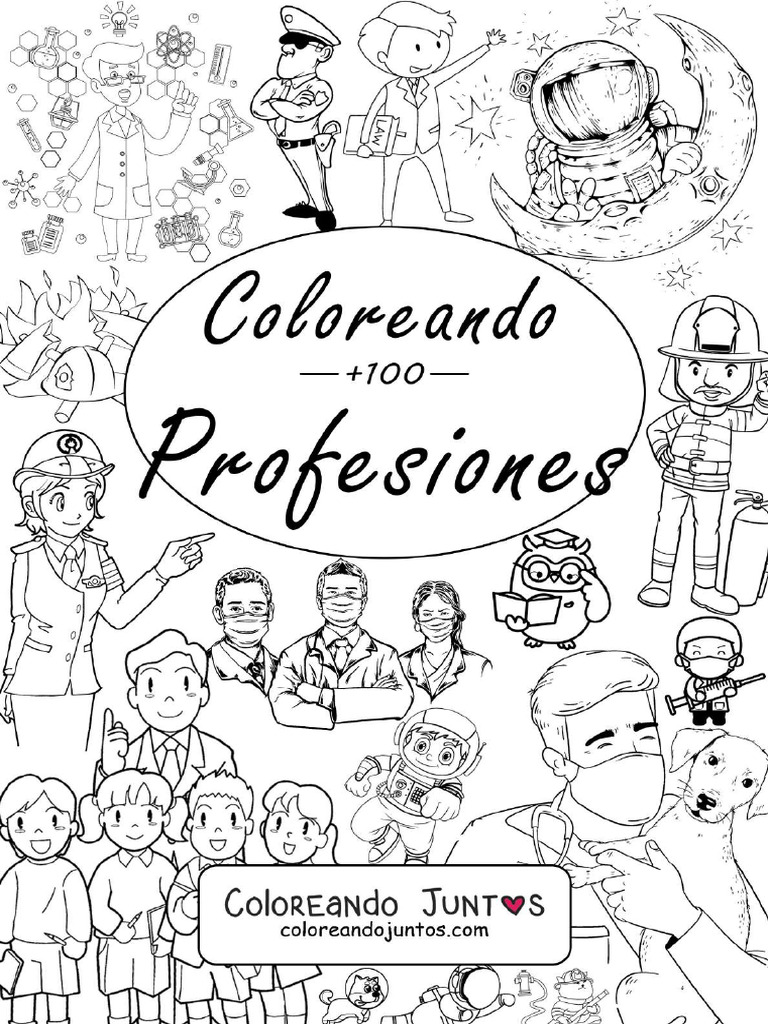 7 Libro para Colorear de Profesiones | PDF