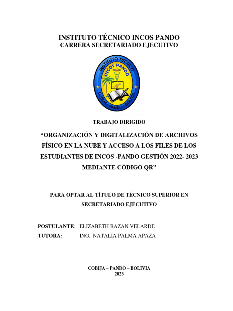 Elizabeth Bazan Velarde - Empastar | PDF | Archivo de computadora ...