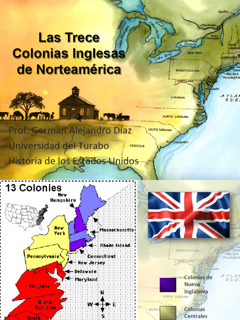 Las Trece Colonias Inglesas de Norteamerica | PDF | Trece colonias | Delaware