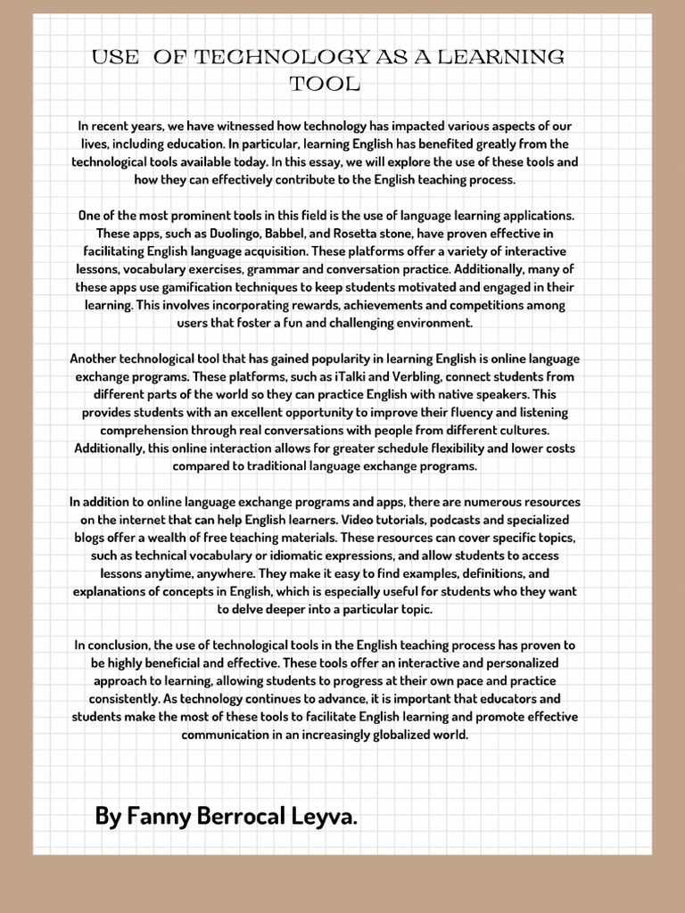 Ensayo. Entornos Virtuales. Fanny Berrocal Leyva | PDF