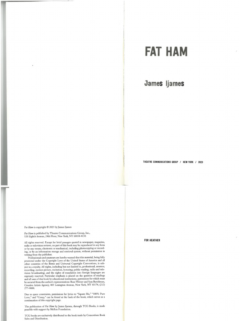Fat Ham by James Ijames | PDF