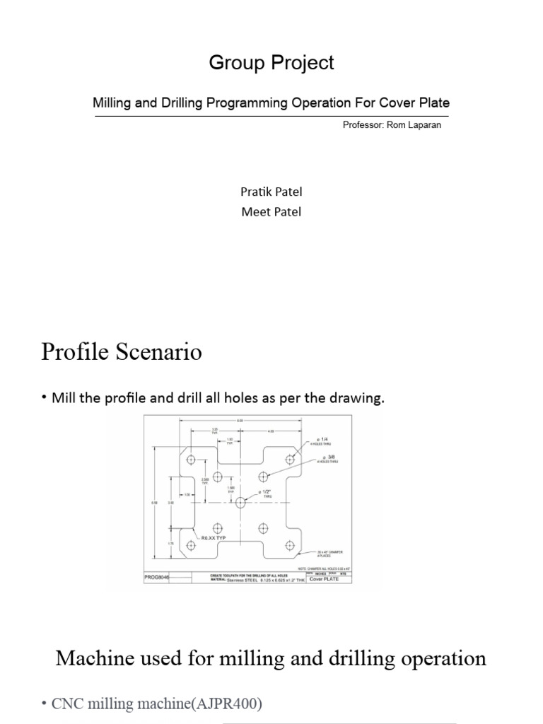 CNC Group Project | PDF | Drilling | Numerical Control