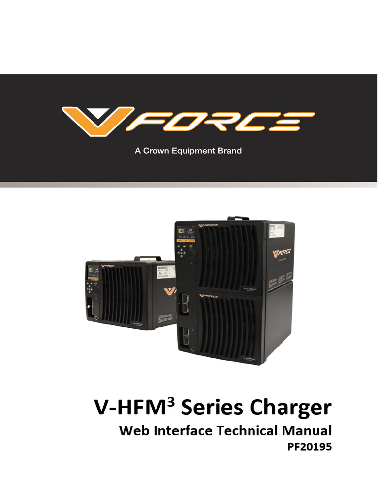 V-HFM3 Series Charger Web Interface Manual (PF20195) | PDF | Battery ...