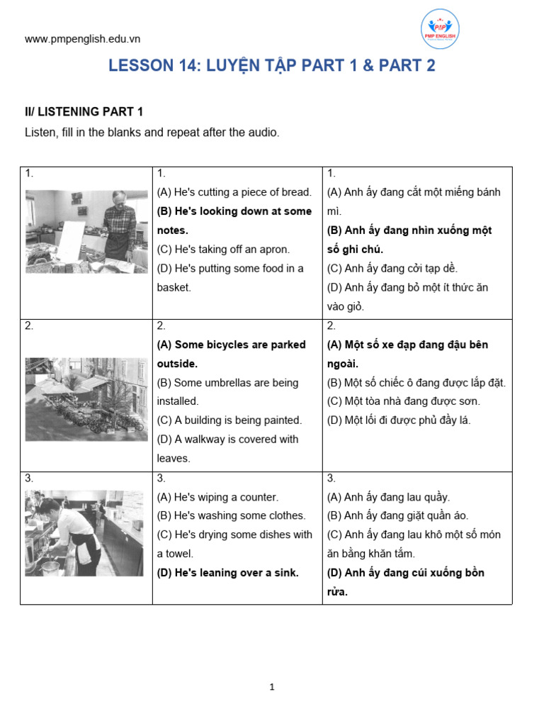 Transcript Lesson 14 | PDF